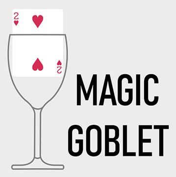 The Magic Goblet (カードサイズ・ゴブレット) by JT （基本用具,その他） | 手品グッズ専門「マジックショップGIN」