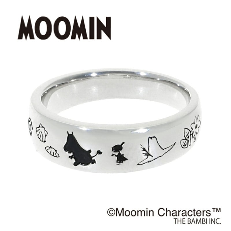 ムーミン リトルミイ シルエット シルバーリング 9～15号 シルバー925 公式 MOOMIN グッズ ムーミングッズ キャラクタージュエリー ダイヤモンド ダイヤ レディース 女性 彼女 ...