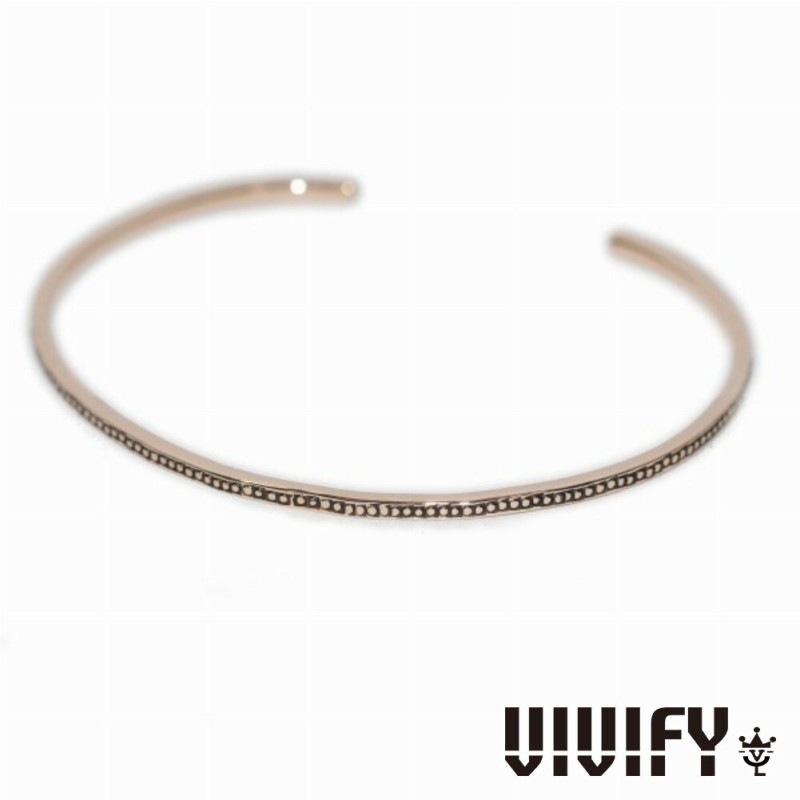 VIVIFY ビビファイ アクセサリー ブレスレット バングル ゴールド K10Gold Mil Bangle|大人のための上質なシルバーアクセサリー通販｜新宿銀の蔵