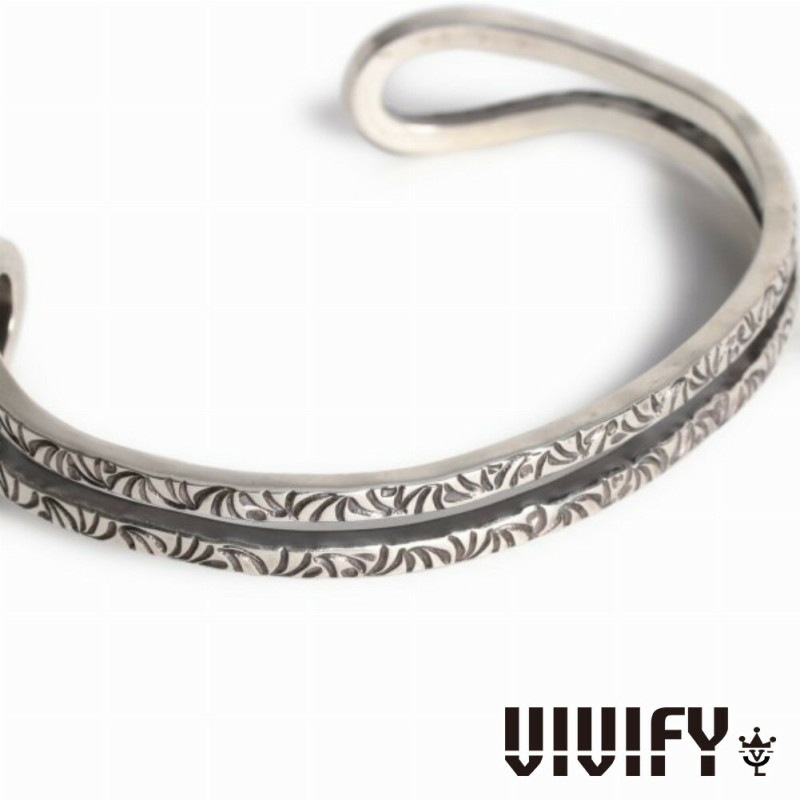 VIVIFY ビビファイ アクセサリー ブレスレット バングル シルバー Loopin’ Bangle アラベスク|大人のための上質なシルバーアクセサリー通販｜新宿銀の蔵