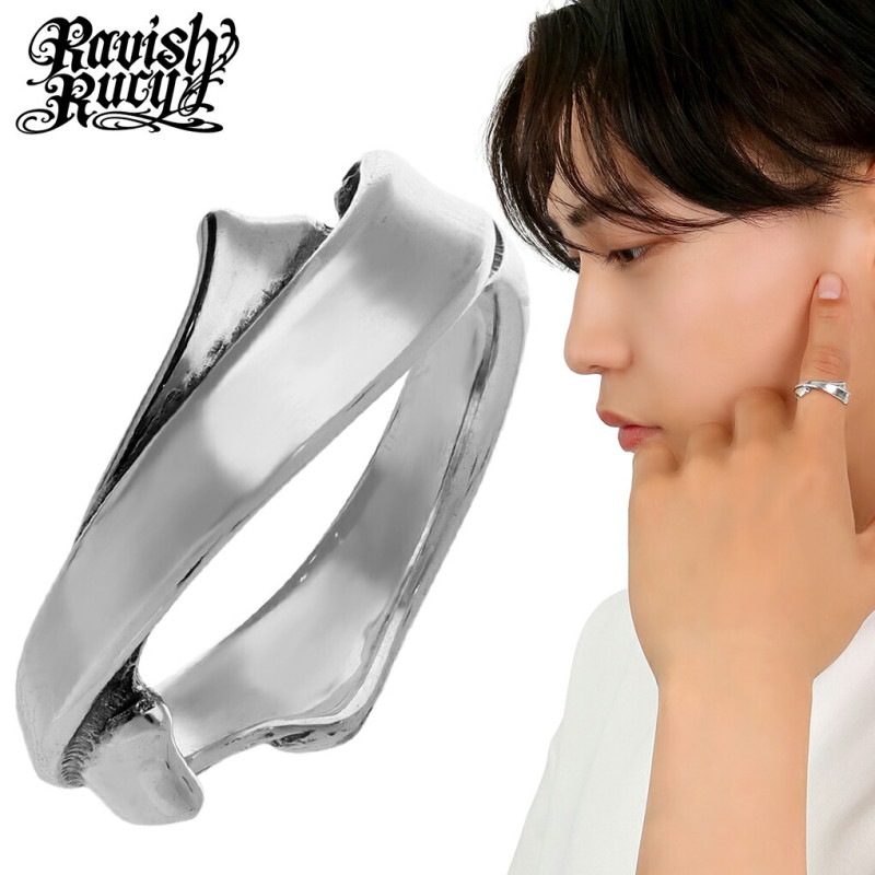 Ravish Rucy ラヴィッシュルーシー グラス ライン リング S 指輪 1～30号 シルバー ねじり ひねり リボン 唐草 アラベスク ...