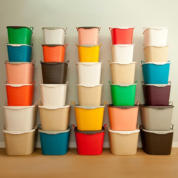 スタックストー バケット Lサイズ スリム 10L ランドリーバスケット かご 洗濯かご おもちゃ箱 収納 おしゃれ スクエア 四角 バケツ stacksto baquet L slim ...