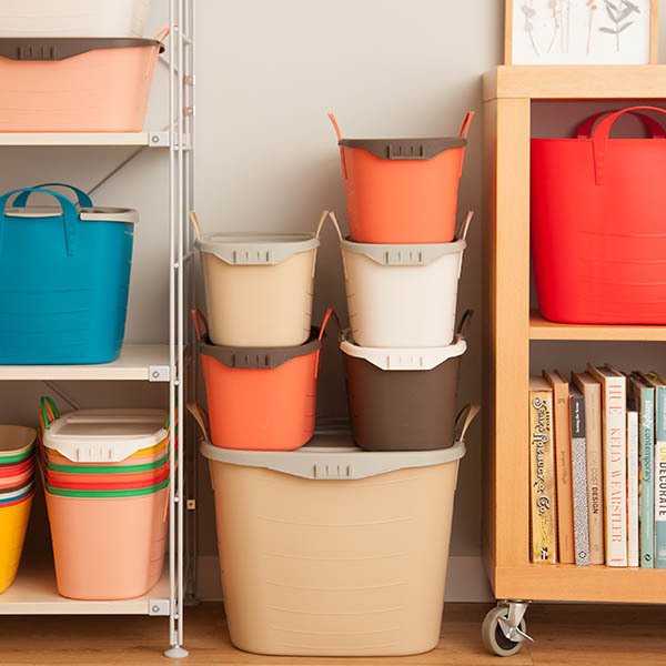 スタックストー オンバケット Lサイズ バケット 専用フタ ふた バケットLふた 蓋 スタッキング 収納ケース 収納ボックス バスケット かご ...