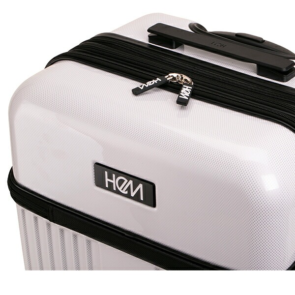 ヘム HeM スーツケース キャリーケース リム Mサイズ TR-024-02 39-50700 マチ 拡張機能 ハードキャリー キャリー ...
