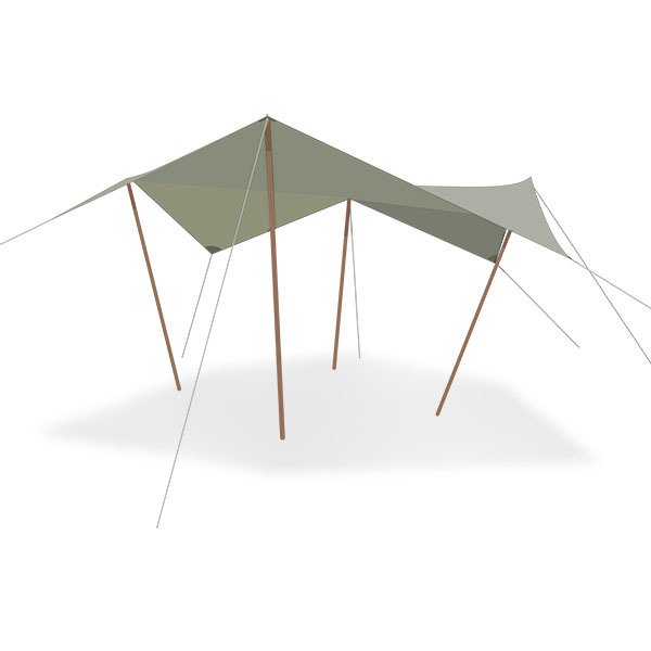 タトンカ Tatonka タープ Tarp 2 TC 285×300cm ポリコットン 撥水 遮光 2466 サンドベージュ Sand Beige 321 キャンプ アウトドア テント ★ ...