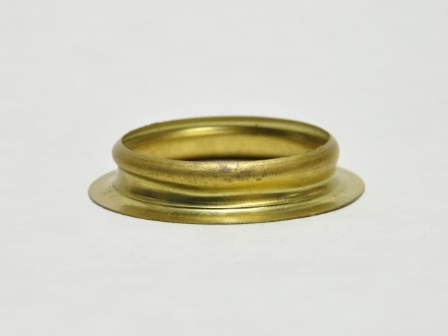 グースネック用品_口金_丸形F_シェード側:64mm_ベース側:52mm_高さ:12mm_2H8050 ｜ステンドグラスのスタジオヤマノ
