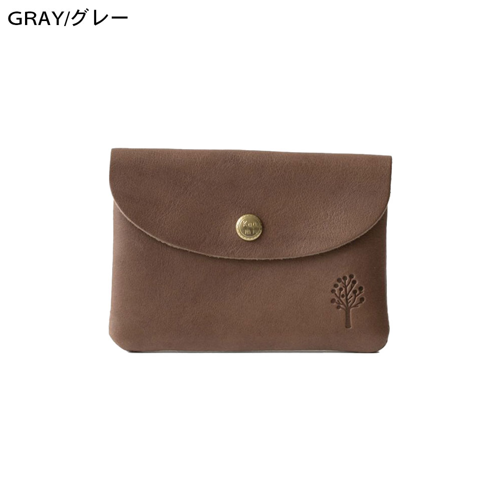 Kanmi./カンミ ドロップツリー ポケットウォレット (M) WL23-45 かんみ 財布 小銭入れ かわいい ブランド 母の日 プレゼント 本革 レザー 日本製 [あす着対応 ...