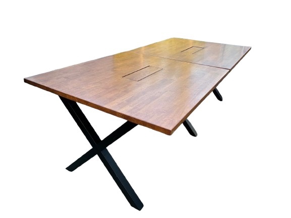 KANADEMONO ミーティングテーブル THE TABLE DSK-K06BT-SQU-BK （在庫：1）