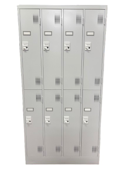 豊国工業 8人用ロッカー 暗証番号タイプ TLK-D8N＊ （在庫：5）
