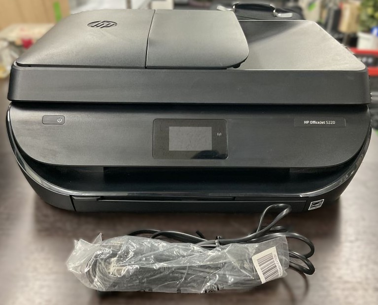 HP OfficeJet 5220 インクジェットプリンター 複合機 コピー スキャナー FAX 通電確認済