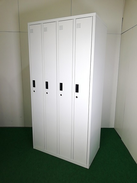 メーカー不明 4人用ロッカー W900×D515×H1790 鍵なし