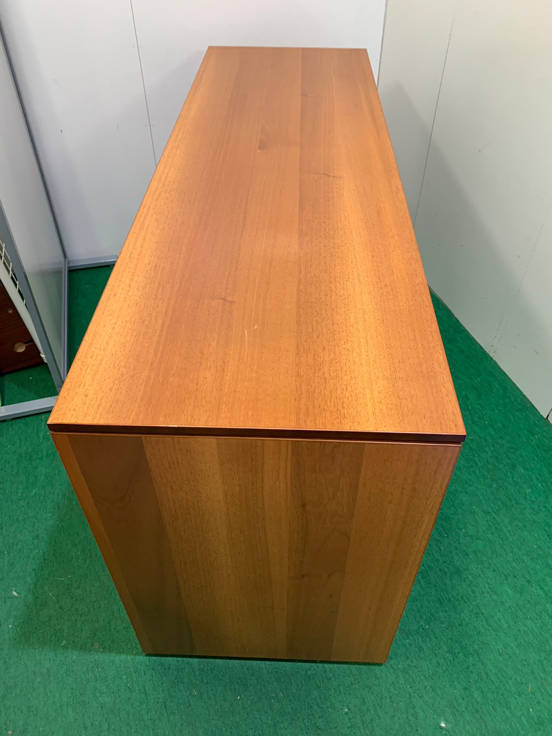 PLUS製 サイドボード D8-UB75 BK W1645×D520×H780