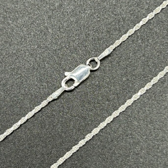 SV925ネックレス(フレンチロープチェーン)/SV323ROPE030/線径0.3mm/60cm/1個｜作ろ！ドットコム プレシオサラインストーン・ビーズ・アクセサリーパーツの通販