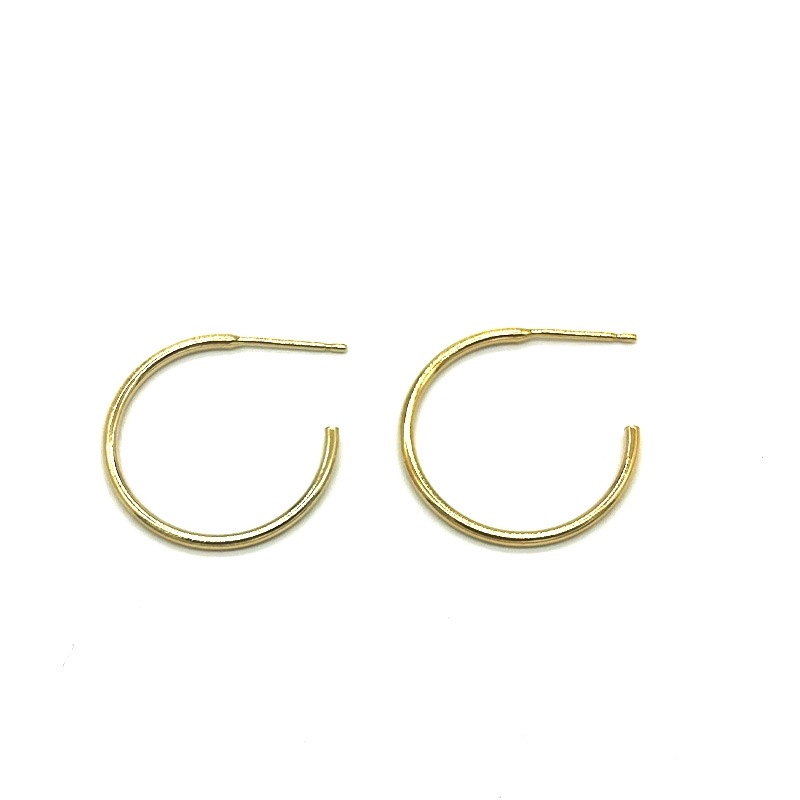 ゴールドフィルド/3/4フープピアス/GFHP-20/40113420/20mm/1ペア｜作ろ！ドットコム プレシオサラインストーン・ビーズ ...