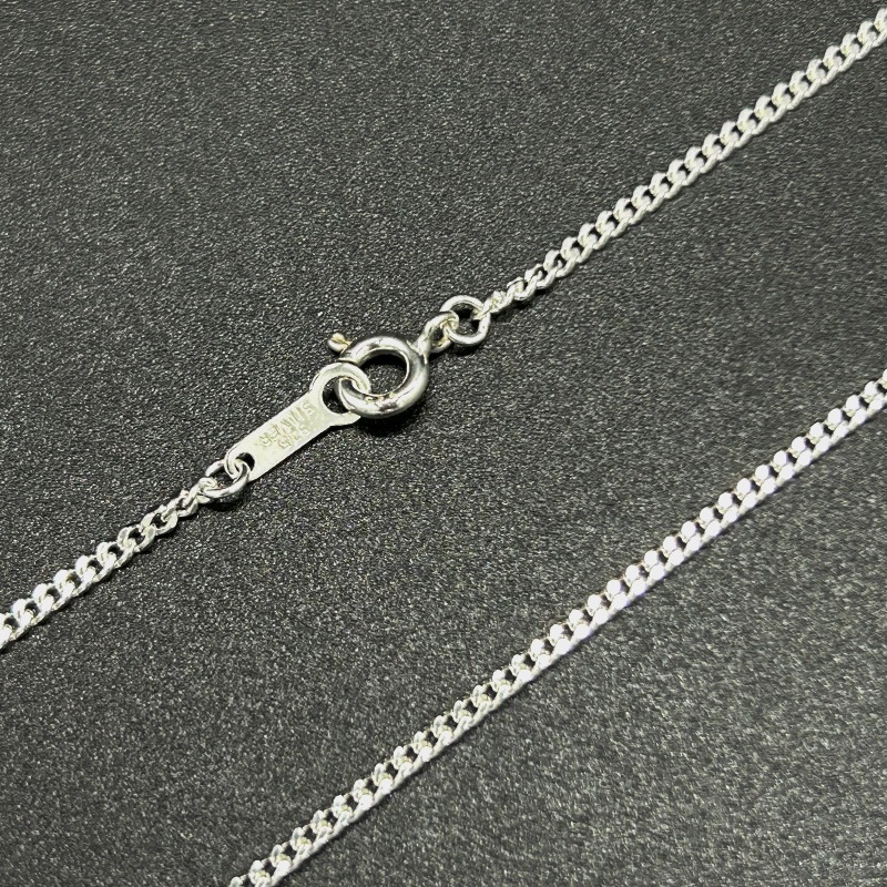 SV925ネックレス(2面カット喜平チェーン)/SVCD050/線径0.5mm/60cm/1個｜作ろ！ドットコム プレシオサラインストーン・ビーズ・アクセサリーパーツの通販