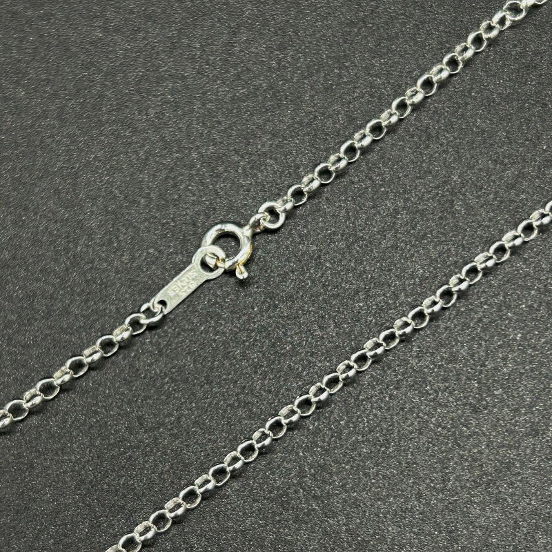 SV925ネックレス(甲丸(ロロ)チェーン)/SVRL050/線径0.5mm/60cm/1個｜作ろ！ドットコム プレシオサラインストーン・ビーズ・アクセサリーパーツの通販