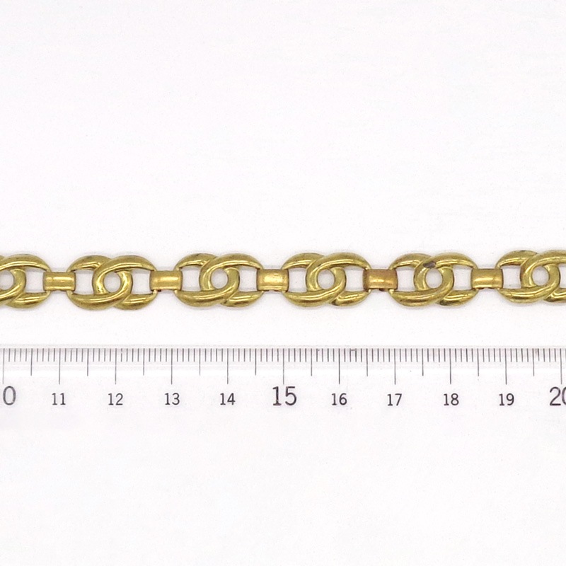 デザインチェーン(メッキ無し)/ BW2.0/308 /幅10mm/10cm単位｜作ろ！ドットコム プレシオサラインストーン・ビーズ・アクセサリーパーツの通販