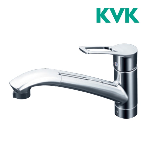 15時迄出荷OK！KVK 水栓金具【KM5031JT】シングルシャワー付混合栓 シャワー引出し式 逆止弁付 | 水栓・配管,蛇口・シャワー・水栓金具 | イークローバー