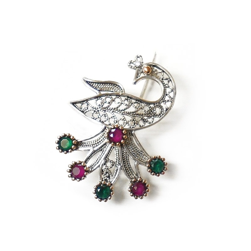 トルコ伝統の銀線細工 テルキャーリ ブローチ SV-BR-TK002 | アクセサリー,シルバーアクセサリー,銀細工シルバー | | 輸入雑貨～カランフィル（旧店名 トプカプ）