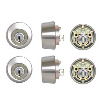 GOAL,ゴール トステム用D9シリンダー シルバー色2個同一[DEBZ0022] | トステム,TOSTEM関連商品,シリンダー,鍵交換 | 鍵の卸売りセンターまるごとショップ