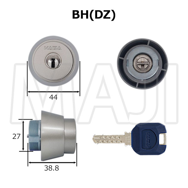 Kaba ace,カバエース LA,BH 鍵交換用 MIWA LA/BH(DZ) 2個同一シリンダー | フロント刻印・型番から探す,LA(LAMA),BH | 鍵の卸売りセンターまるごとショップ