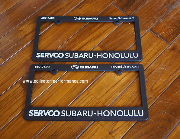 ハワイ SERVCO SUBARU HONOLULU ライセンスプレートフレーム | US & Hawaii GOODS,License ...