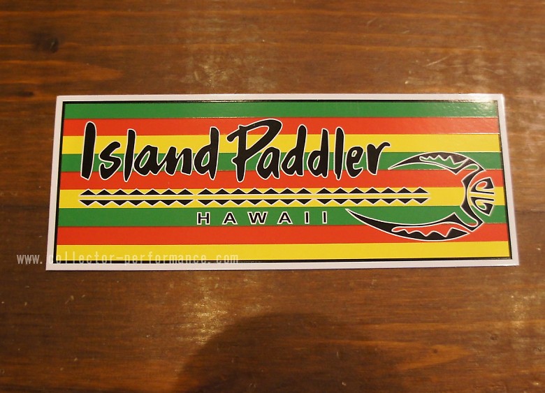 ハワイ Island Paddler/アイランドパドラー バンパーステッカー | US & Hawaii GOODS,Sticker ...