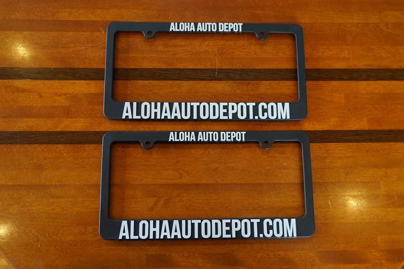 ALOHA AUTO DEPOT ハワイ ライセンスプレートフレーム ナンバーフレーム | US & Hawaii GOODS,License ...
