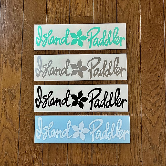 ハワイ Island Paddler/アイランドパドラー スクリプト プルメリア ロゴ ステッカー | US & Hawaii GOODS ...