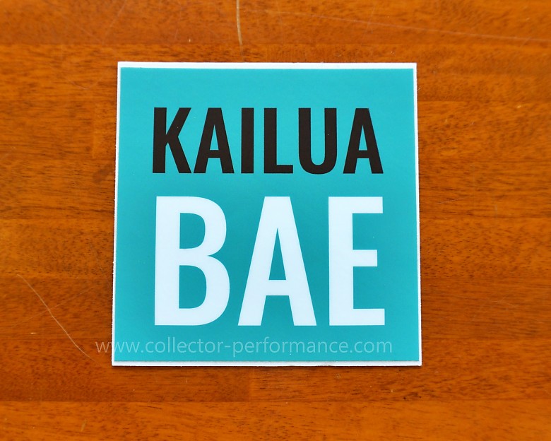 ハワイ KAILUA BAE/カイルア ウォータープルーフ ステッカー | US & Hawaii GOODS,Sticker/ステッカー ...