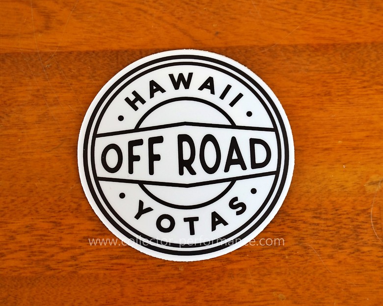 ハワイ HAWAII OFF ROAD YOTAS サークルステッカー | US & Hawaii GOODS,Sticker/ステッカー ...