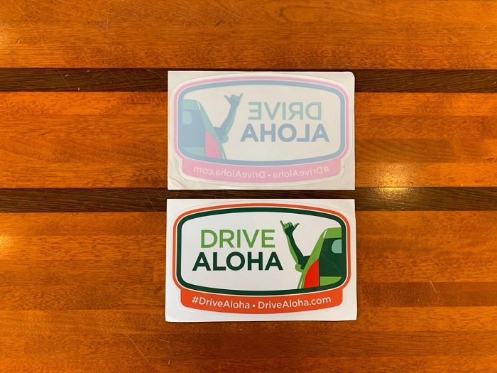 ハワイ DRIVE ALOHA ドライブ アロハ ステッカー | US & Hawaii GOODS,Sticker/ステッカー ...