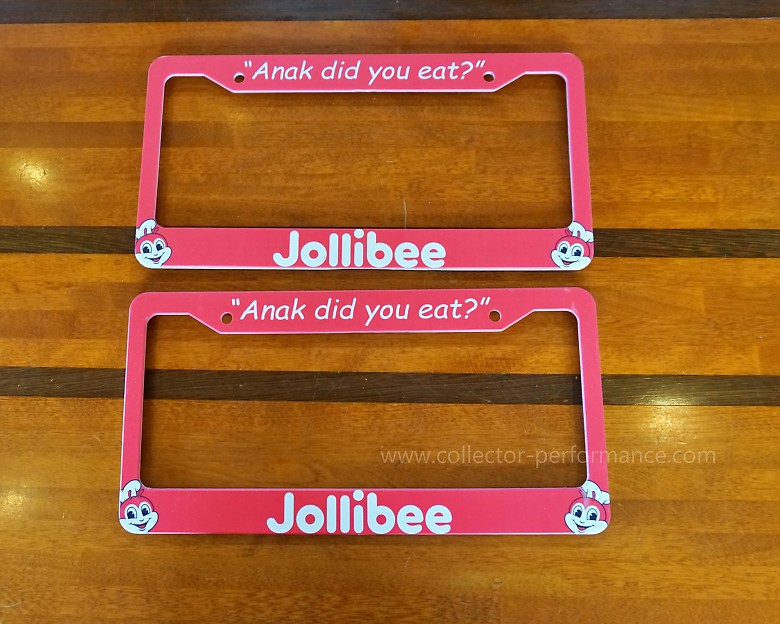 Jollibee/ジョリビー カスタムライセンスプレートフレーム/ナンバーフレーム | US & Hawaii GOODS,License ...