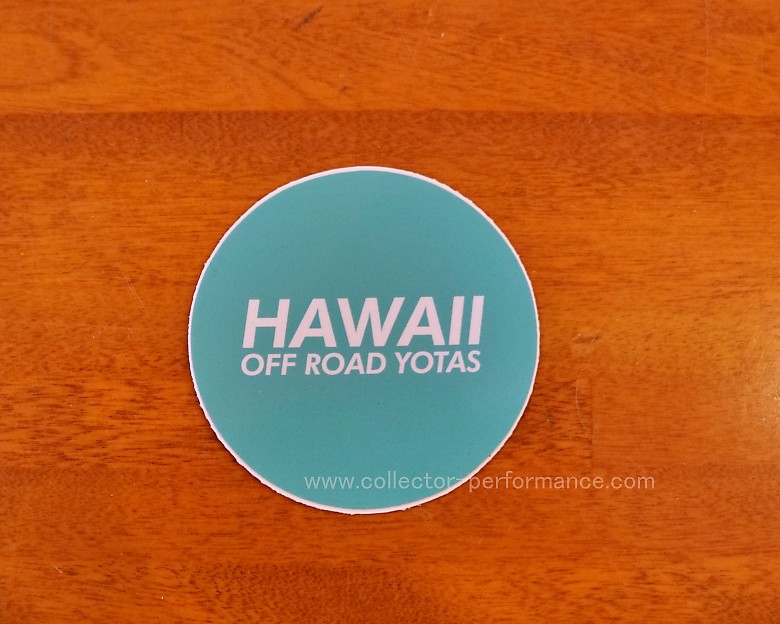 HAWAII OFF ROAD YOTAS ハワイオフロードヨタ サークル ステッカー ミント | US & Hawaii GOODS ...
