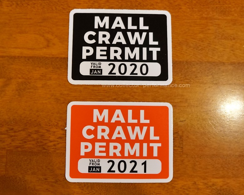 MALL CRAWL PERMIT ステッカー | US & Hawaii GOODS,Sticker/ステッカー | COLLECTOR＃001