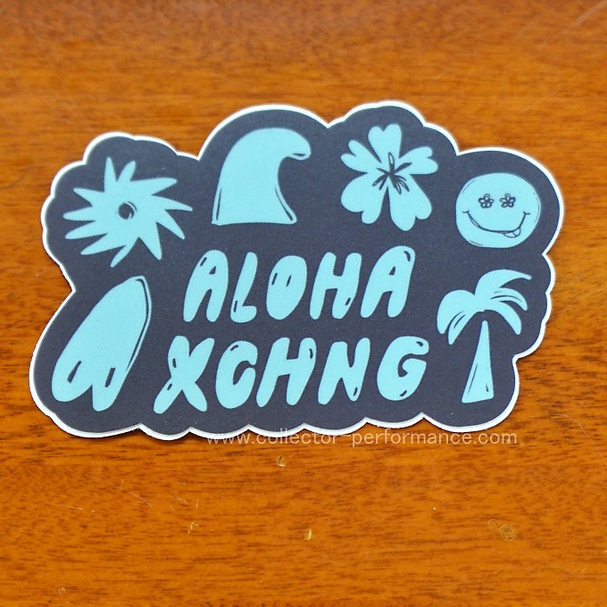 ハワイ Aloha Exchange/アロハエクスチェンジ Icons ステッカー | US & Hawaii GOODS,Sticker ...