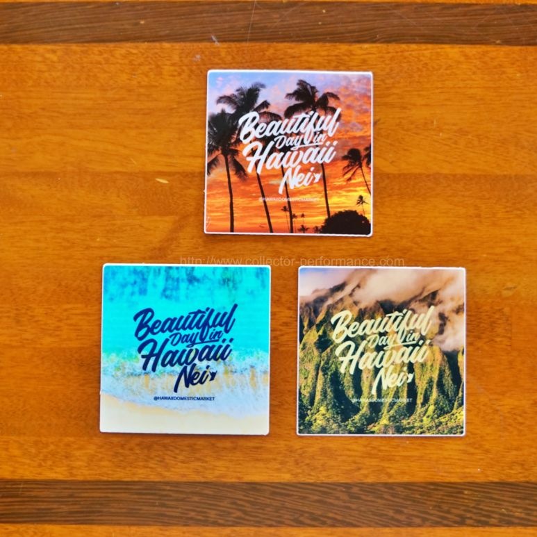 ハワイ HDM beautiful day in hawaii nei ステッカー3 | US & Hawaii GOODS,Sticker ...