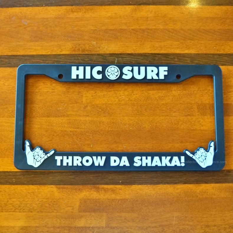 ハワイ HIC "THROW THE SHAKA!" ライセンスプレート/ナンバーフレーム | US & Hawaii GOODS ...