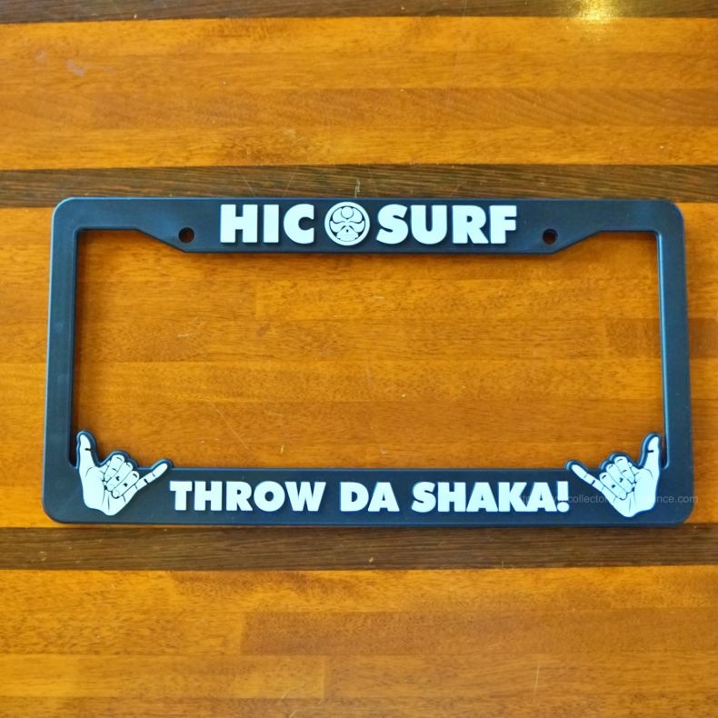 ハワイ HIC "THROW THE SHAKA!" ライセンスプレート/ナンバーフレーム | US & Hawaii GOODS ...