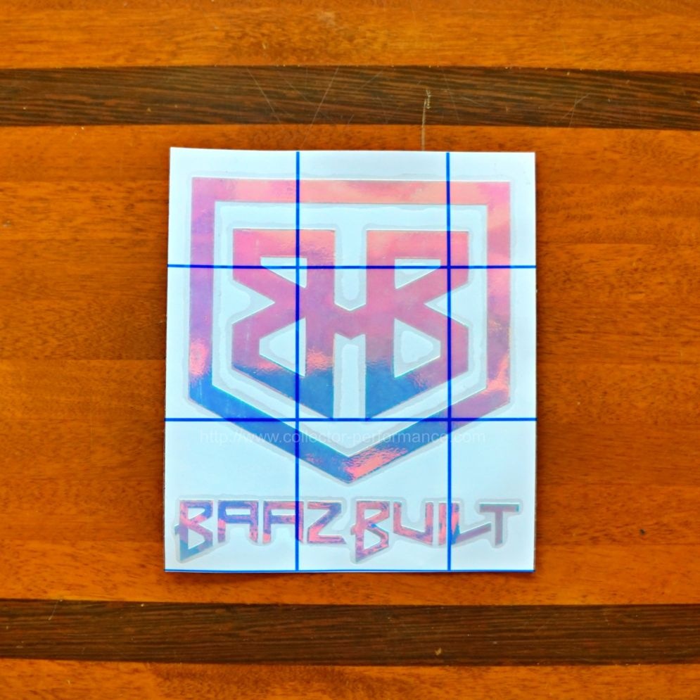 BAAZ BUILT ホログラム ダイカット ステッカー | US & Hawaii GOODS,Sticker/ステッカー ...