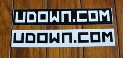 UDOWN バンパーステッカー UDOWN.COM HAWAIIおすすめブランド！デカール | US & Hawaii GOODS,UDOWN ...