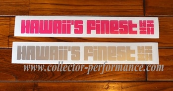 ハワイ Hawaii's Finest Logoステッカー | US & Hawaii GOODS,Sticker/ステッカー ...