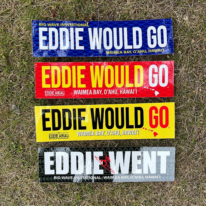 ハワイ エディ・アイカウ EDDIE WOULD GO バンパーステッカー | US & Hawaii GOODS,Sticker/ステッカー ...