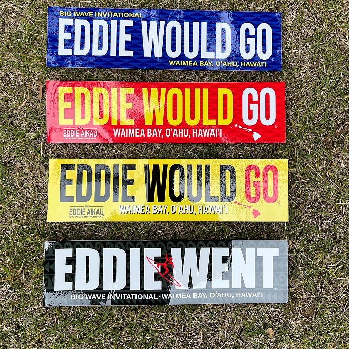 ハワイ エディ・アイカウ EDDIE WOULD GO バンパーステッカー | US & Hawaii GOODS,Sticker/ステッカー ...