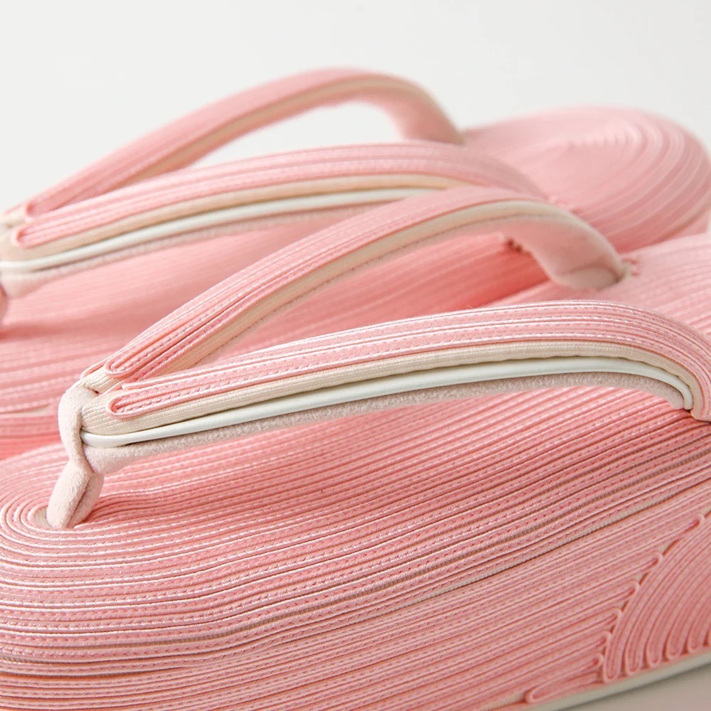 コード刺繍草履(サクラ) SAK-ks-08-m-sa | さく研究所 | ゴフクヤサン・ドットコム