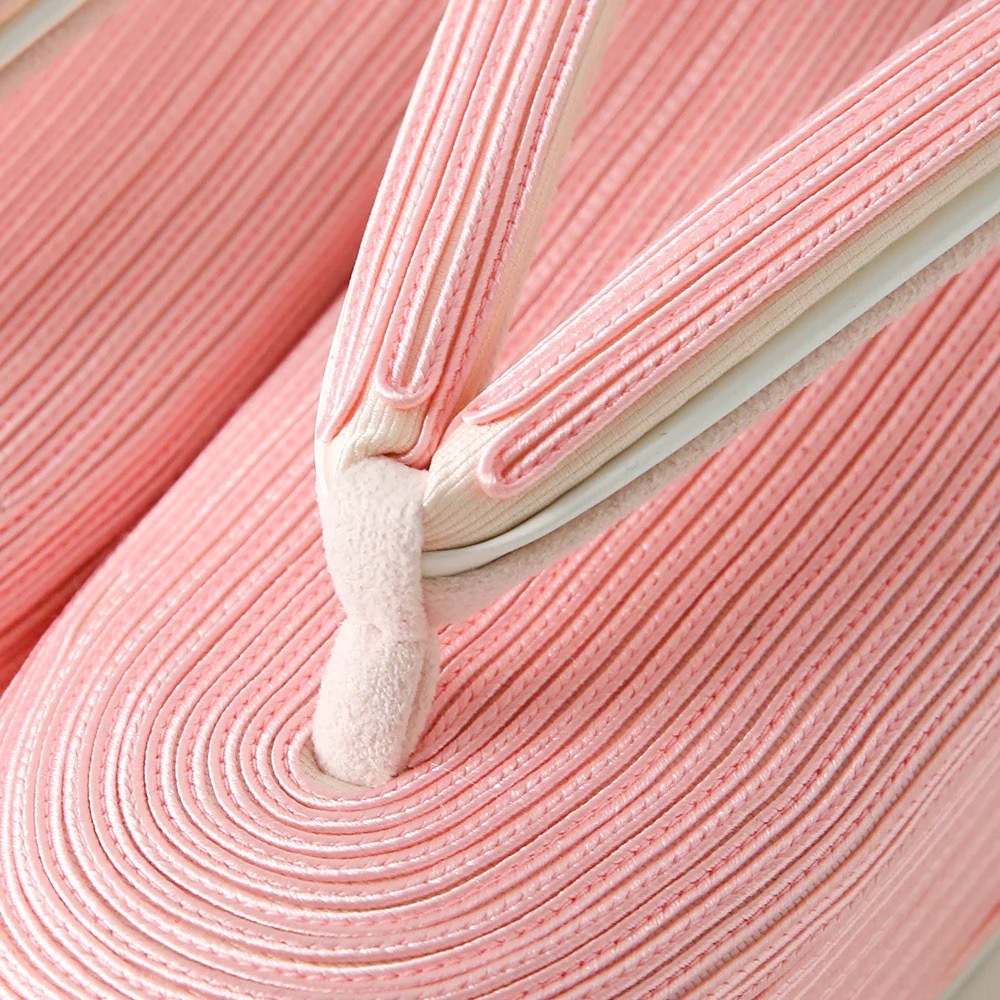 コード刺繍草履(サクラ) SAK-ks-08-m-sa | さく研究所 | ゴフクヤサン・ドットコム