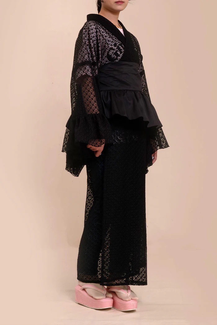 コード刺繍草履(サクラ) SAK-ks-08-m-sa | さく研究所 | ゴフクヤサン・ドットコム