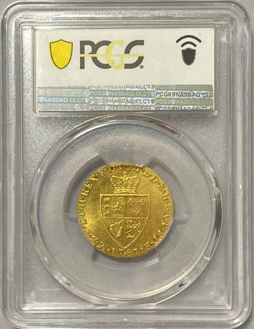 グレートブリテン 1787年 ジョージ3世 1ギニー金貨 PCGS-MS64 Mark and Lottie Salton Collection | アンティークコイン米・欧州・英・仏・独 ...