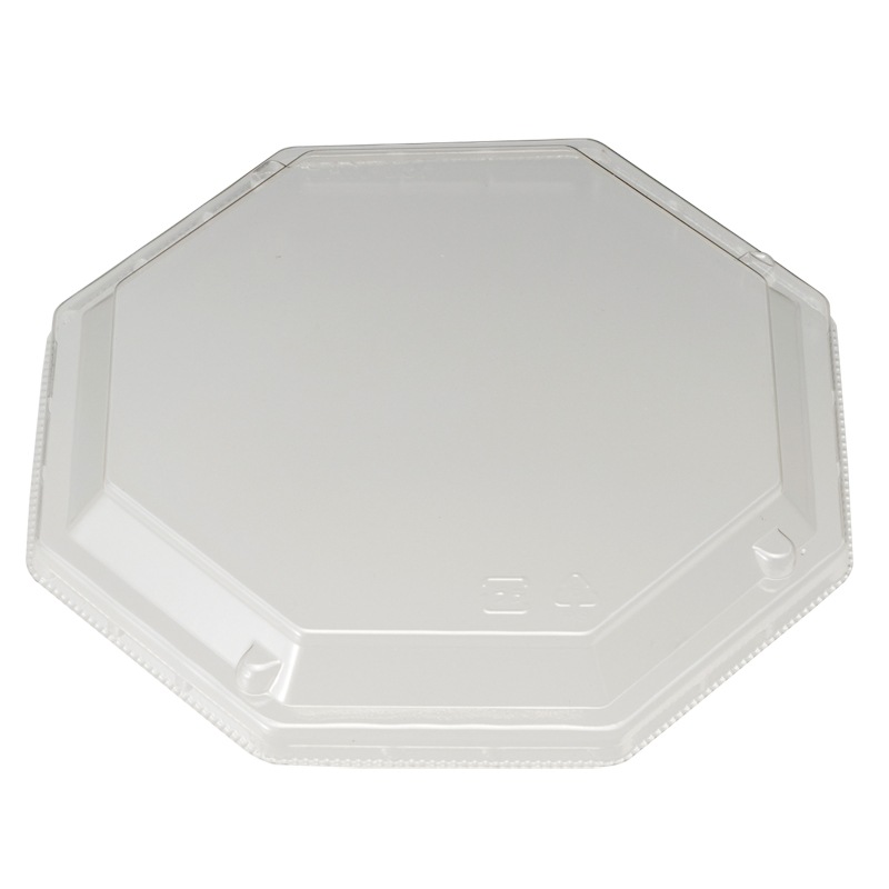 エコウッド容器 FAN-10F 八角高蓋 H[入数:500] | お弁当容器,木製容器 | 食品容器・パッケージ通販サイト【グッパケ】