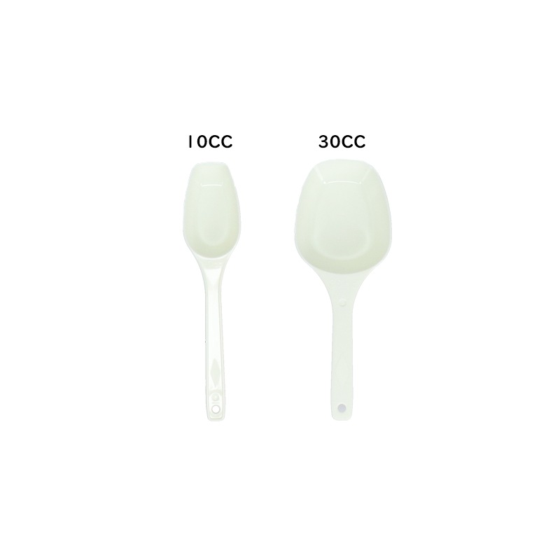 メジャースプーン30cc 白 バラ[入数:2,500] | カトラリー＆テーブルウエア,スプーン･フォーク･ナイフ･マドラー | 食品容器・パッケージ通販サイト【グッパケ】
